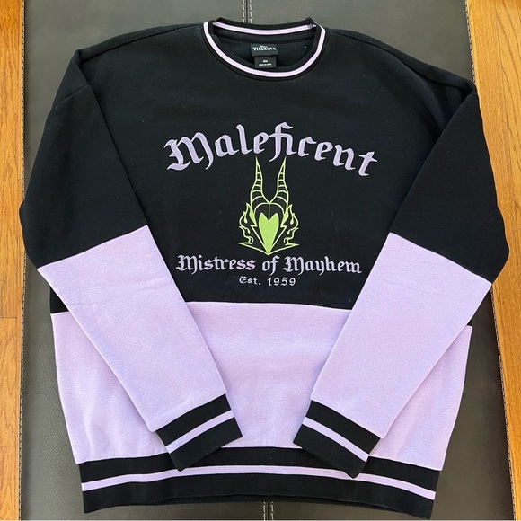 Sweaters | Nwt Disney Maleficent Panel Crewneck Boxlunch | Poshmark